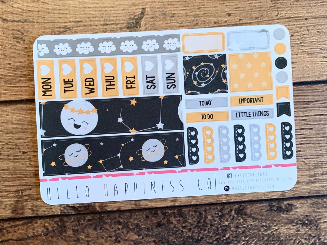Hobonichi Weeks Mini Kit - Sleepy Galaxy - Etsy