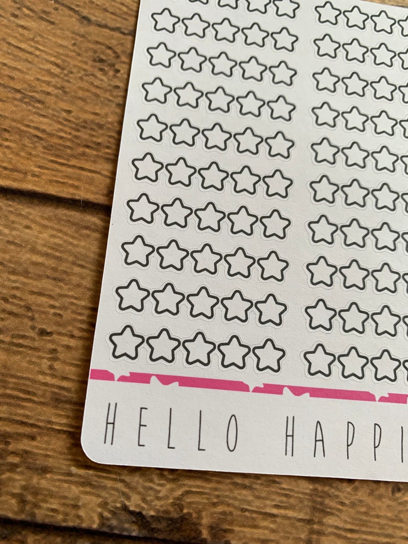 5 Star Rating Planner Stickers - Etsy Canada