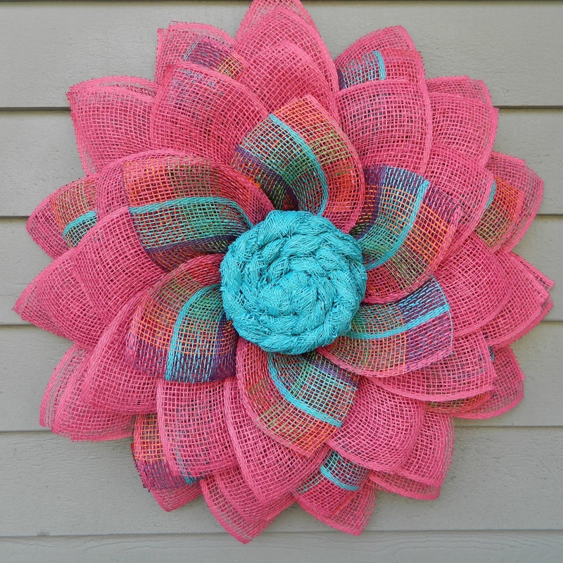Pink Burlap - Etsy