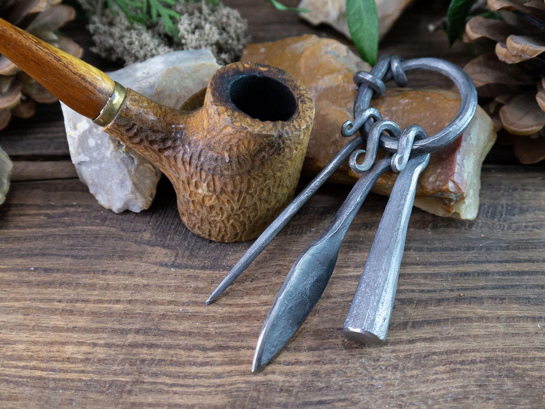 Titanium Tobacco Pipe Tamper. Hand Forged Tobacco Pipe Tool - Etsy