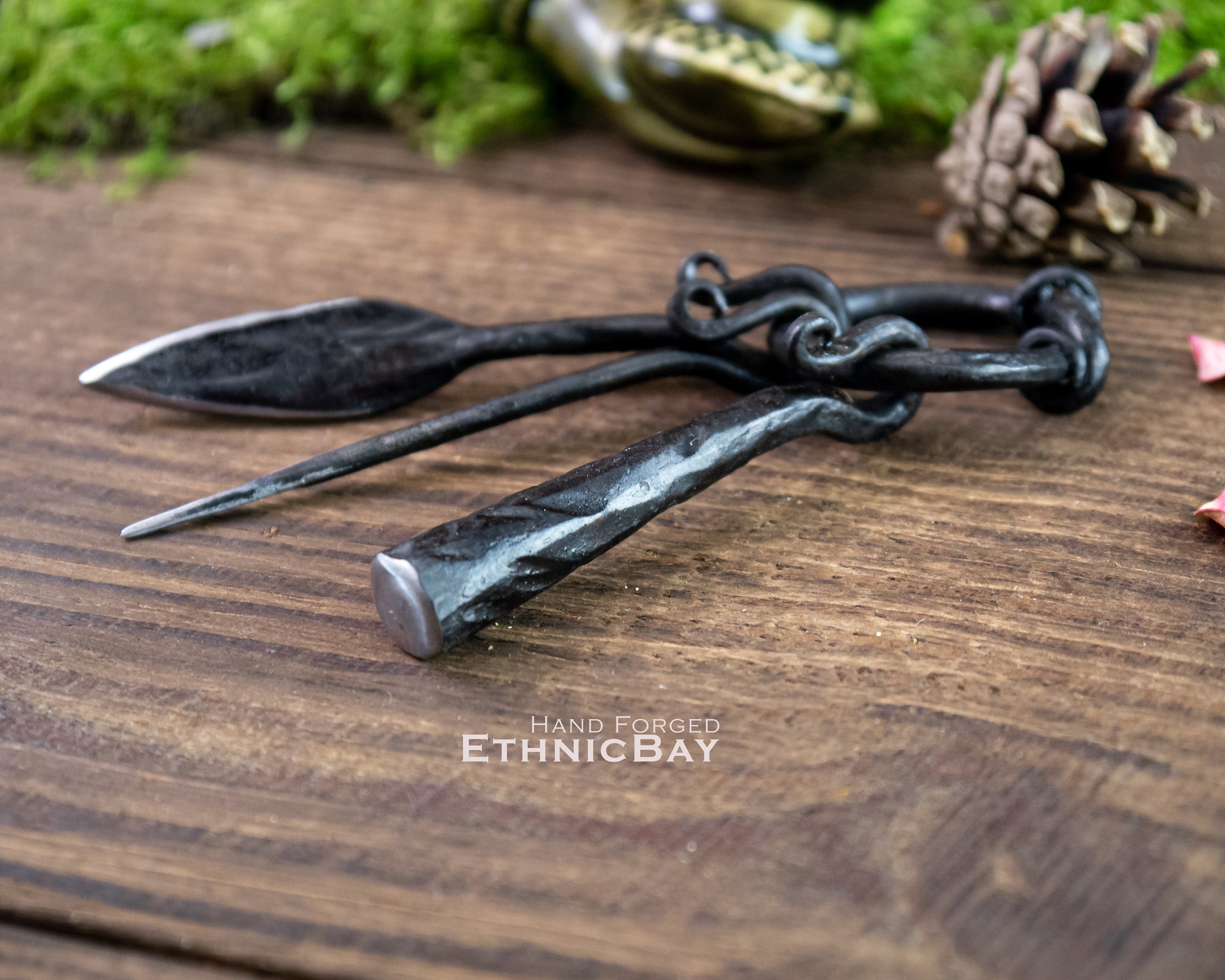 Tobacco Pipe Tamper. Hand Forged Waxed Tobacco Pipe Tool - Etsy
