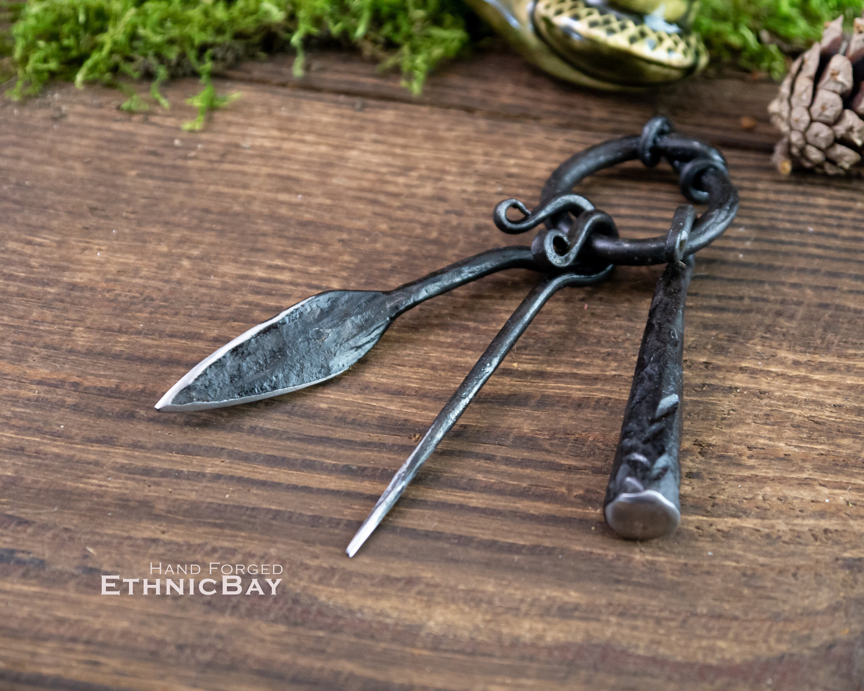 Tobacco Pipe Tamper. Hand Forged Waxed Tobacco Pipe Tool - Etsy
