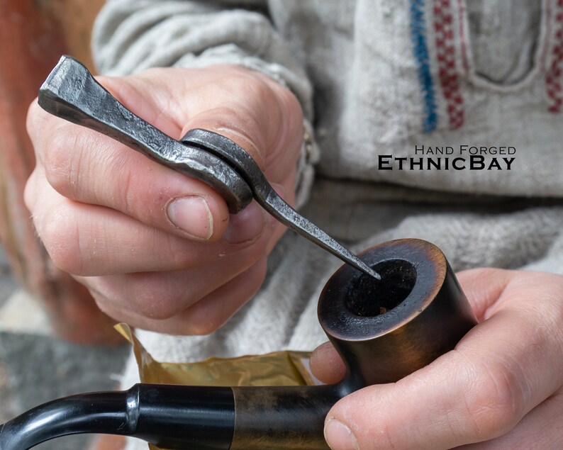 Tobacco Pipe tool. Handmade tamper. Hand Forged smoker tool | Etsy