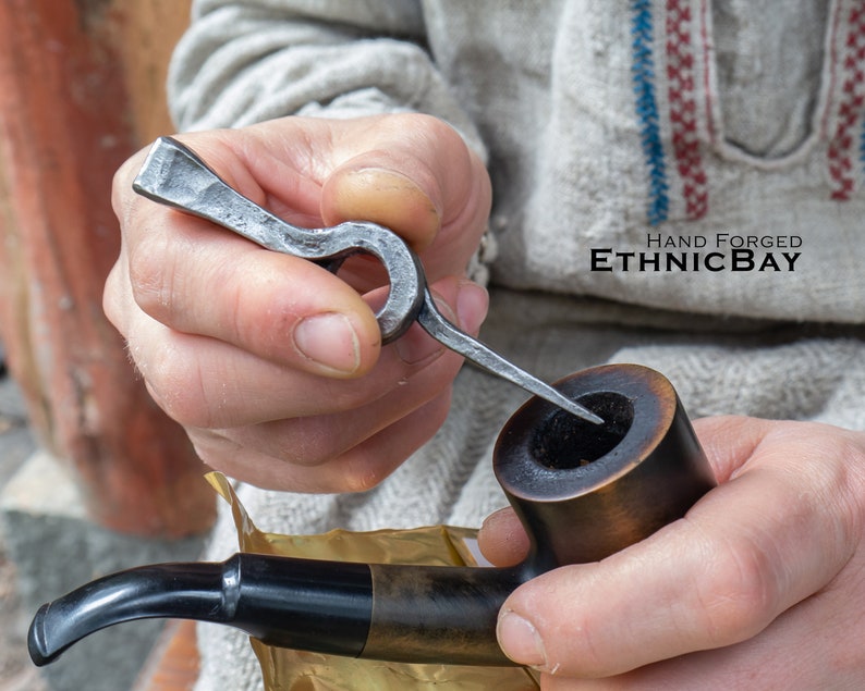 Tobacco Pipe Tool. Handmade Tamper. Hand Forged Smoker Tool | Etsy