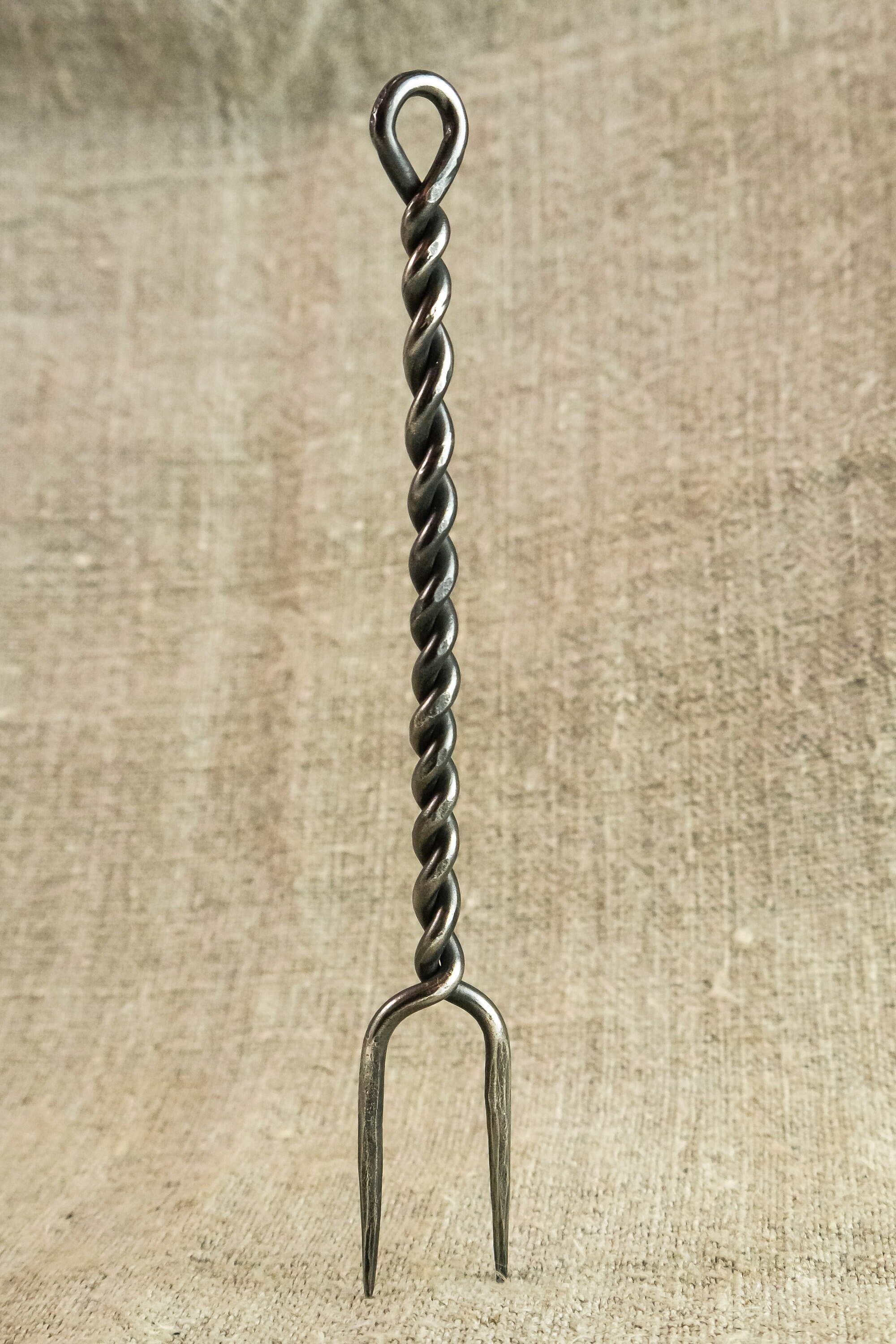 Hand Forged Fork Stainless Steel - Etsy
