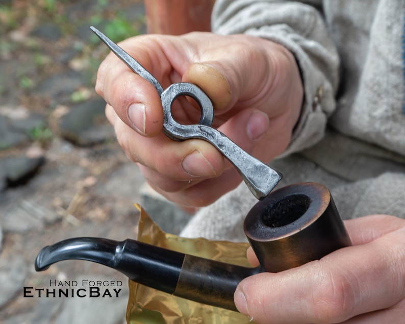 Tobacco Pipe Tool. Handmade Tamper. Hand Forged Smoker Tool | Etsy
