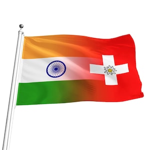 Durable Double Country/nation/combo Half and Half Flag - Customizable ...