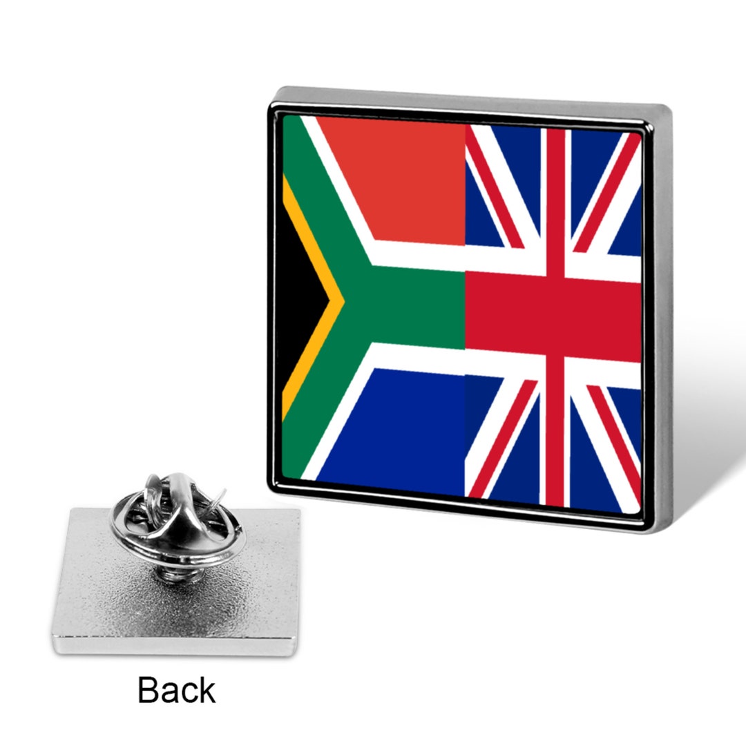Double/combo Flag Metal Brooch - Customizable (select Any 2 Countries ...