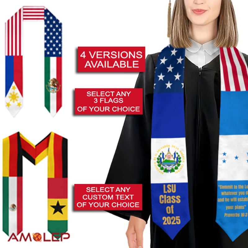 Masters Degree Custom Stole - Etsy