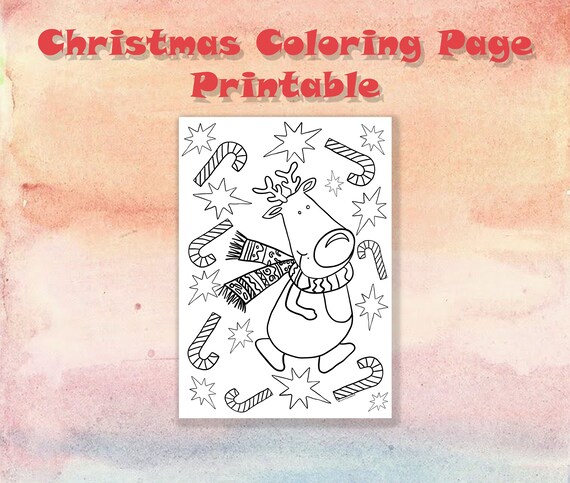 Christmas Reindeer Coloring Pages - Mom. Wife. Busy Life.