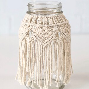 Video Tutorial Medium Macrame Jar Pattern - Etsy Canada