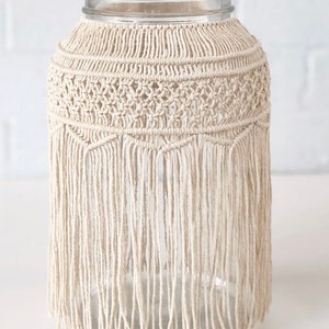 Video Tutorial Large Macrame Jar Pattern - Etsy Canada