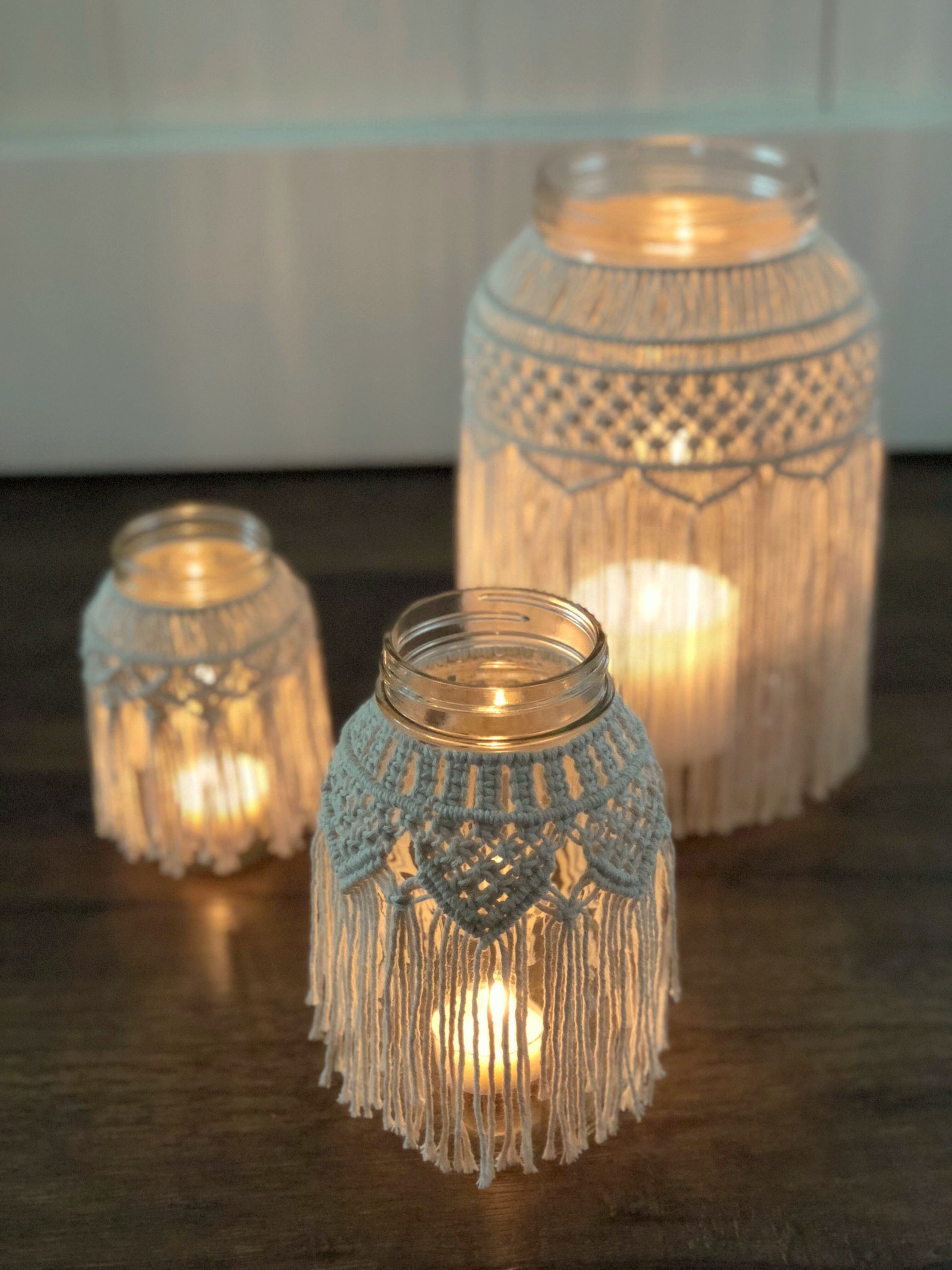 Video Tutorial Medium Macrame Jar Pattern | Etsy