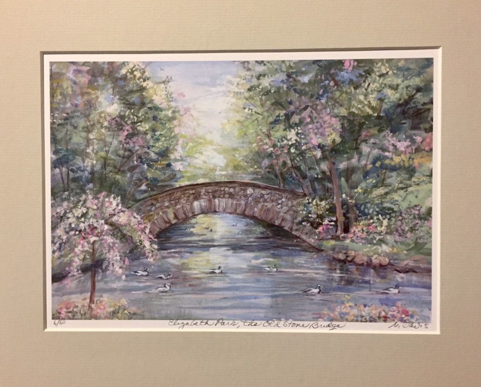 Elizabeth Park, the Old Stone Bridge, Part of the Beautiful Symbolic ...