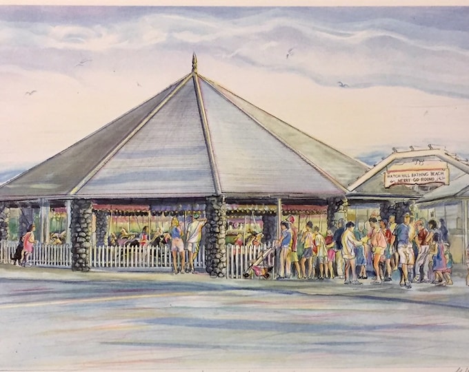 Watch Hill Merry Go Round,historic Carousel Built by C. W. Dare Company ...