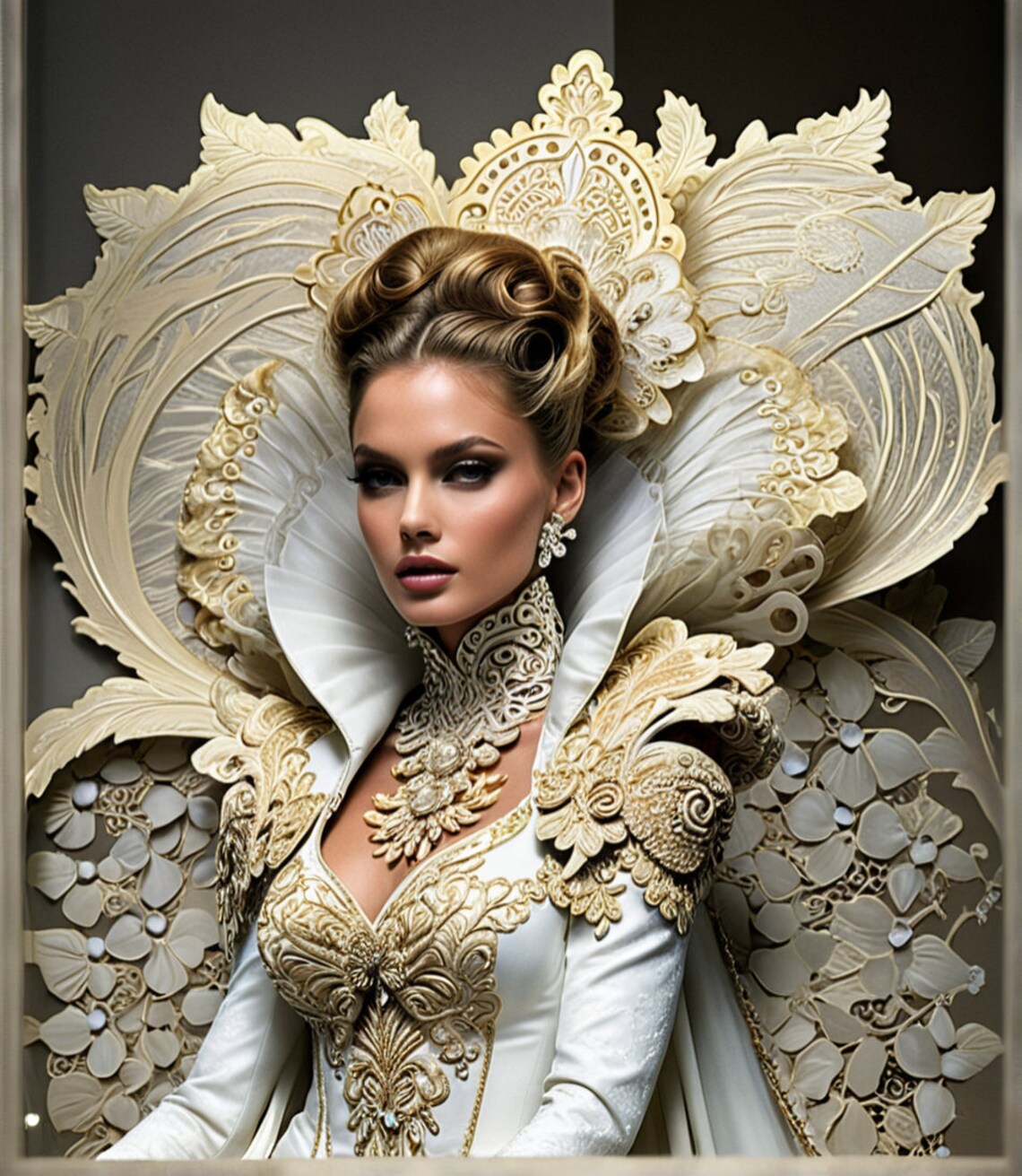 Order Your Glamorous Ceremonial Portrait of the Beauty Queen for Social ...