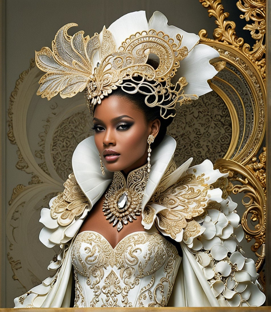 Order Your Glamorous Ceremonial Portrait of the Beauty Queen for Social ...