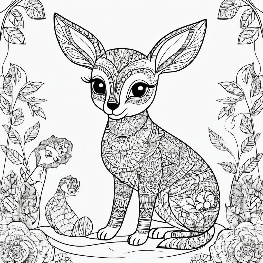 Coloring Page Printable, Zentangle Inspired, Instant Download ...