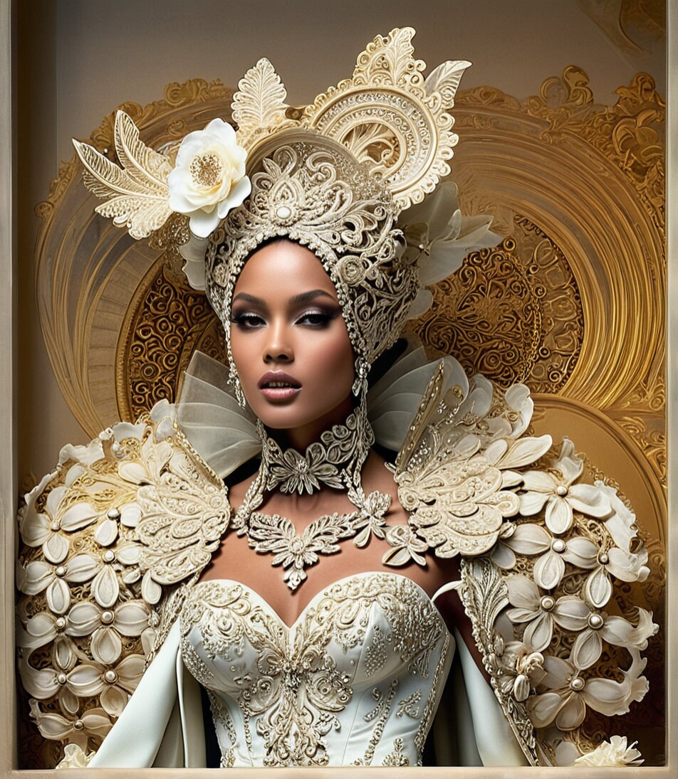 Order Your Glamorous Ceremonial Portrait of the Beauty Queen for Social ...