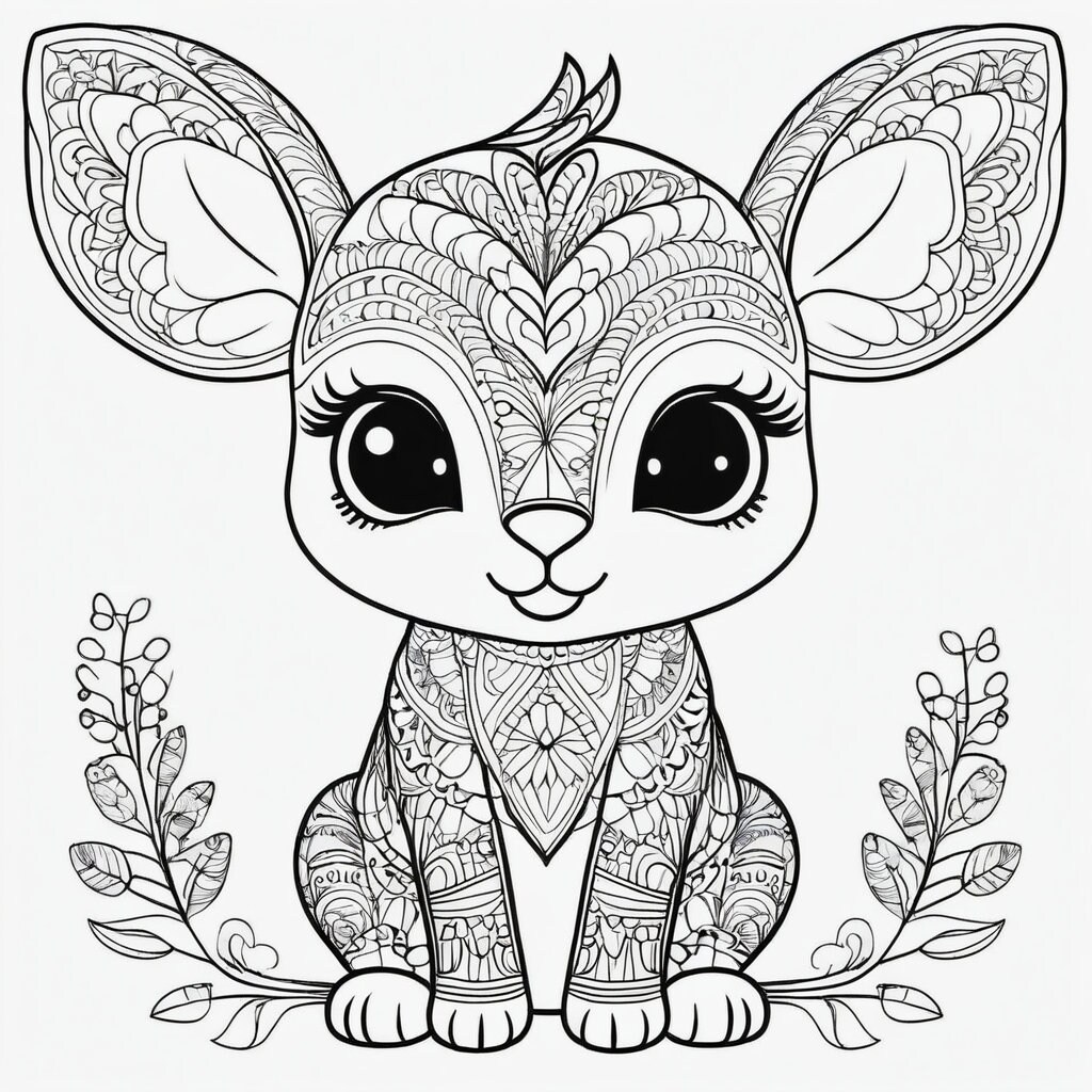 Coloring Page Printable, Zentangle Inspired, Instant Download ...