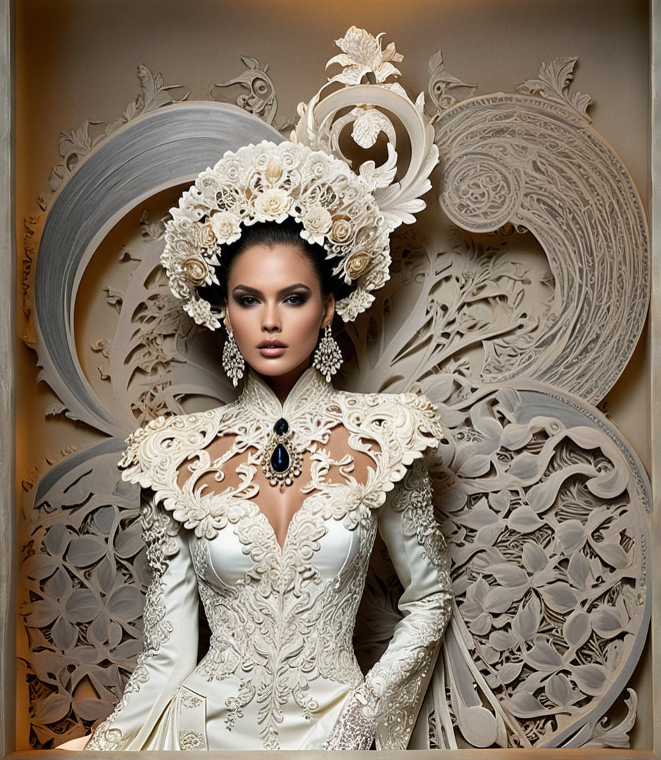 Order Your Glamorous Ceremonial Portrait of the Beauty Queen for Social ...