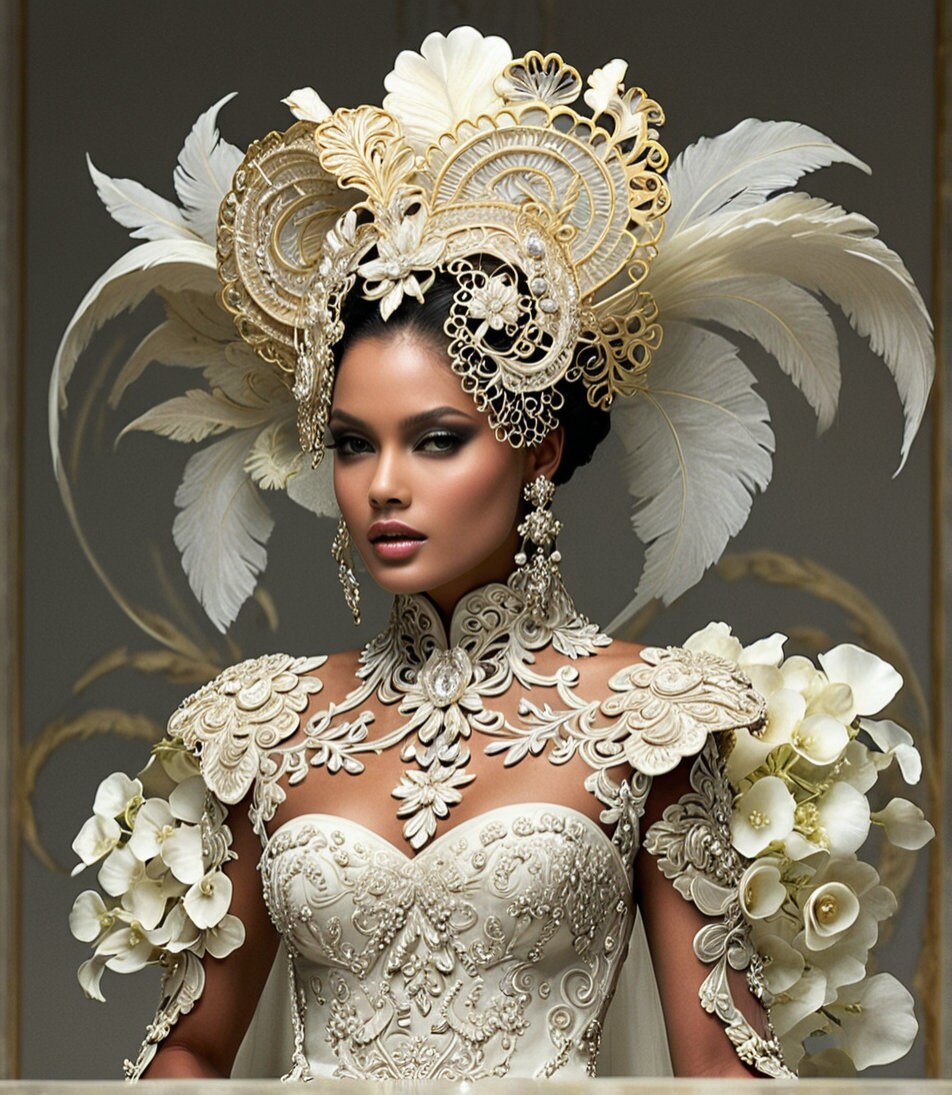 Order Your Glamorous Ceremonial Portrait of the Beauty Queen for Social ...