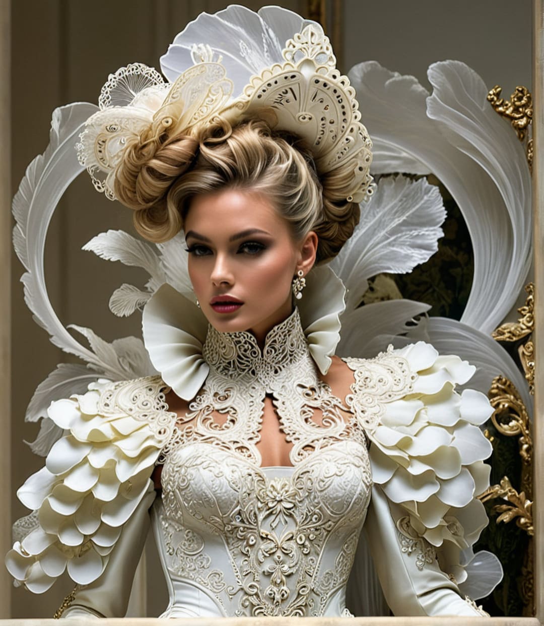 Order Your Glamorous Ceremonial Portrait of the Beauty Queen for Social ...
