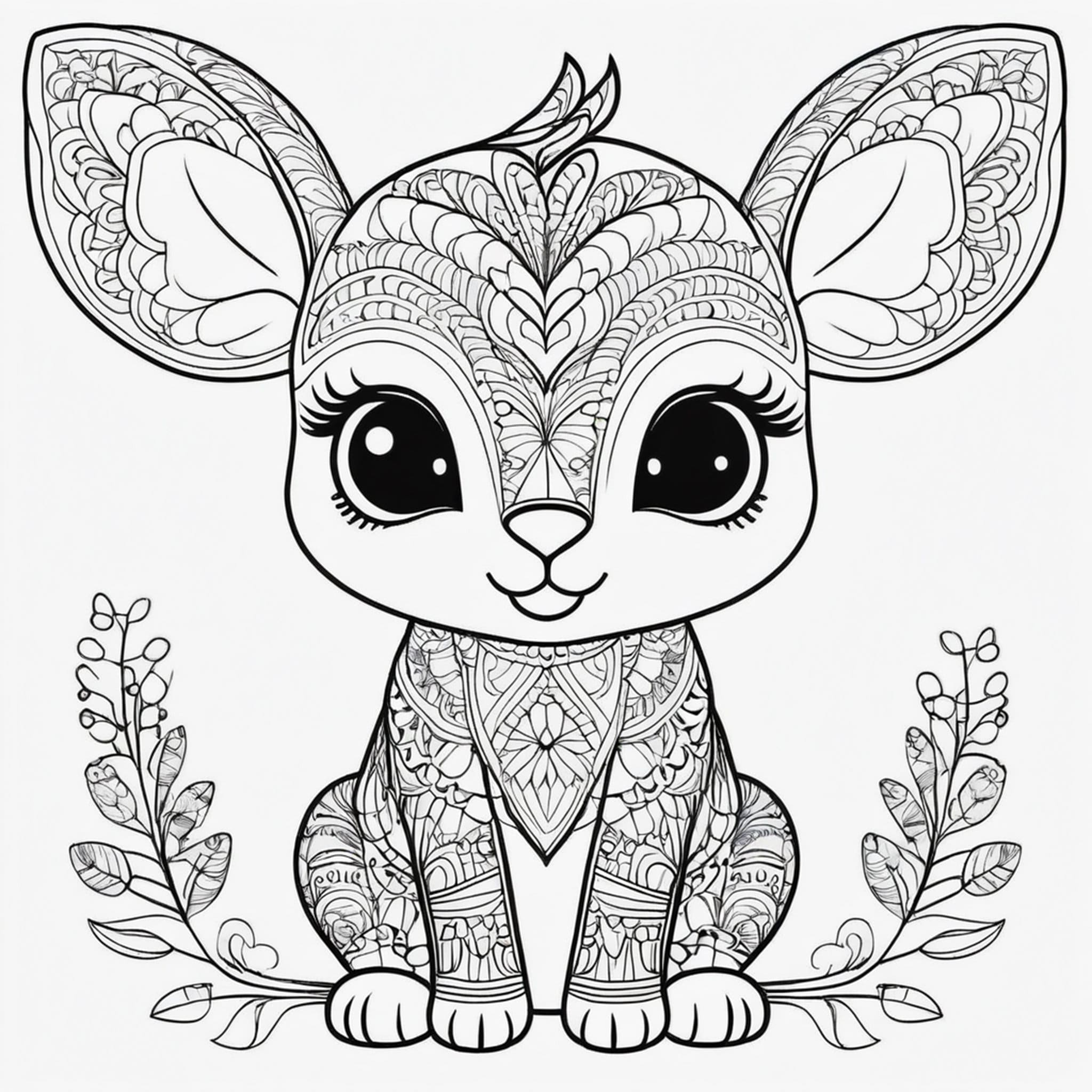 Coloring Page Printable, Zentangle Inspired, Instant Download ...