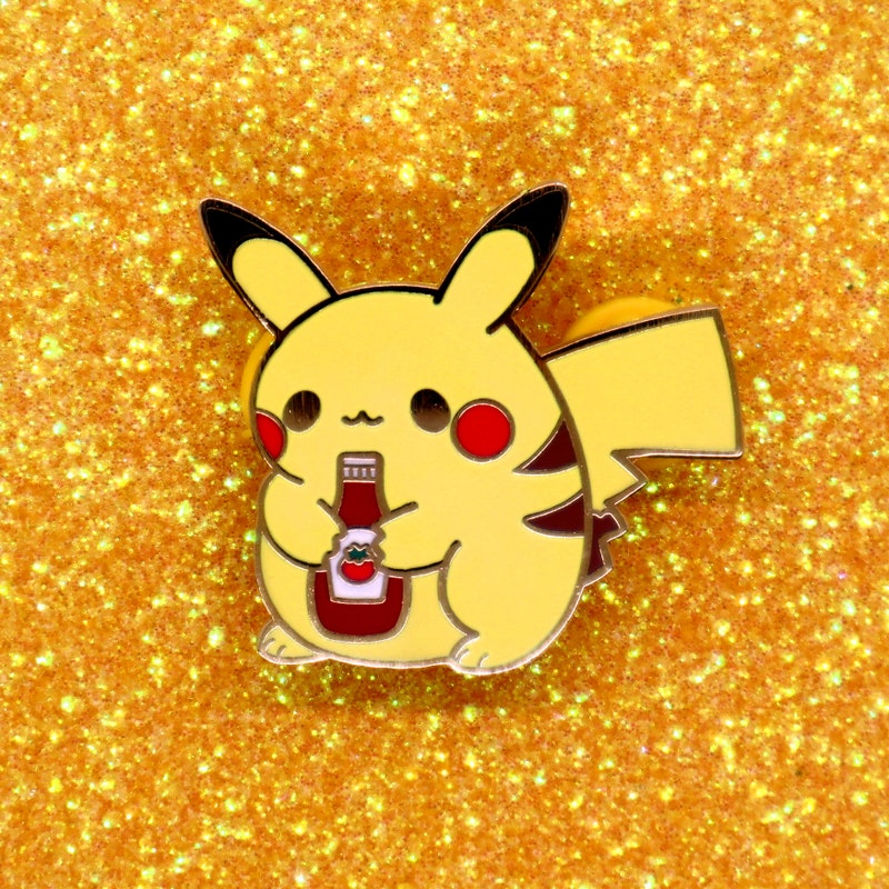 Pikachu Pin - Etsy