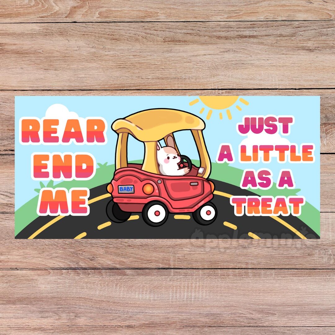 Rear End Me Bumper Sticker - Etsy