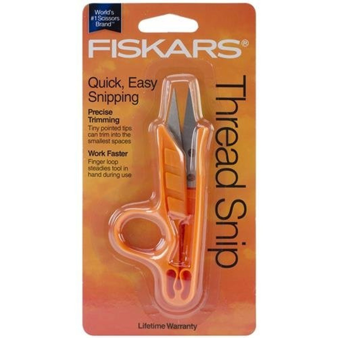 Fiskars 01-004014J Thread Cutting Scissors (4.5") - Etsy