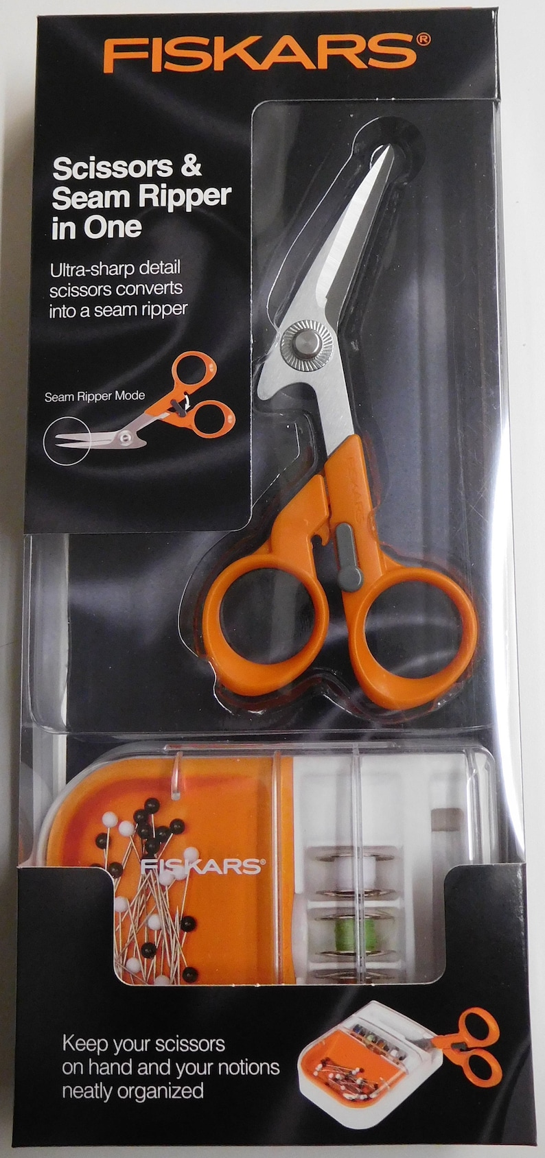 Fiskars 159920-1001 Detail Scissors Seam Ripper Combo With Multi ...