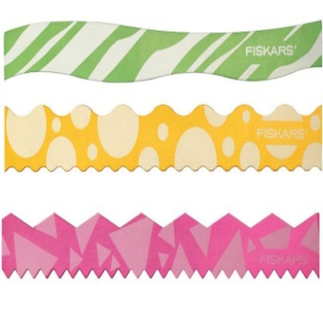 Fiskars Paper Tear Edgers 12-91857097J 3 Designs Zig Zag - Etsy