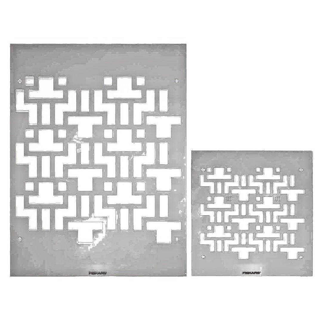 Fiskars 118810-1001 Boylan Keys Decorative Stencil Set Qty -2 - Etsy