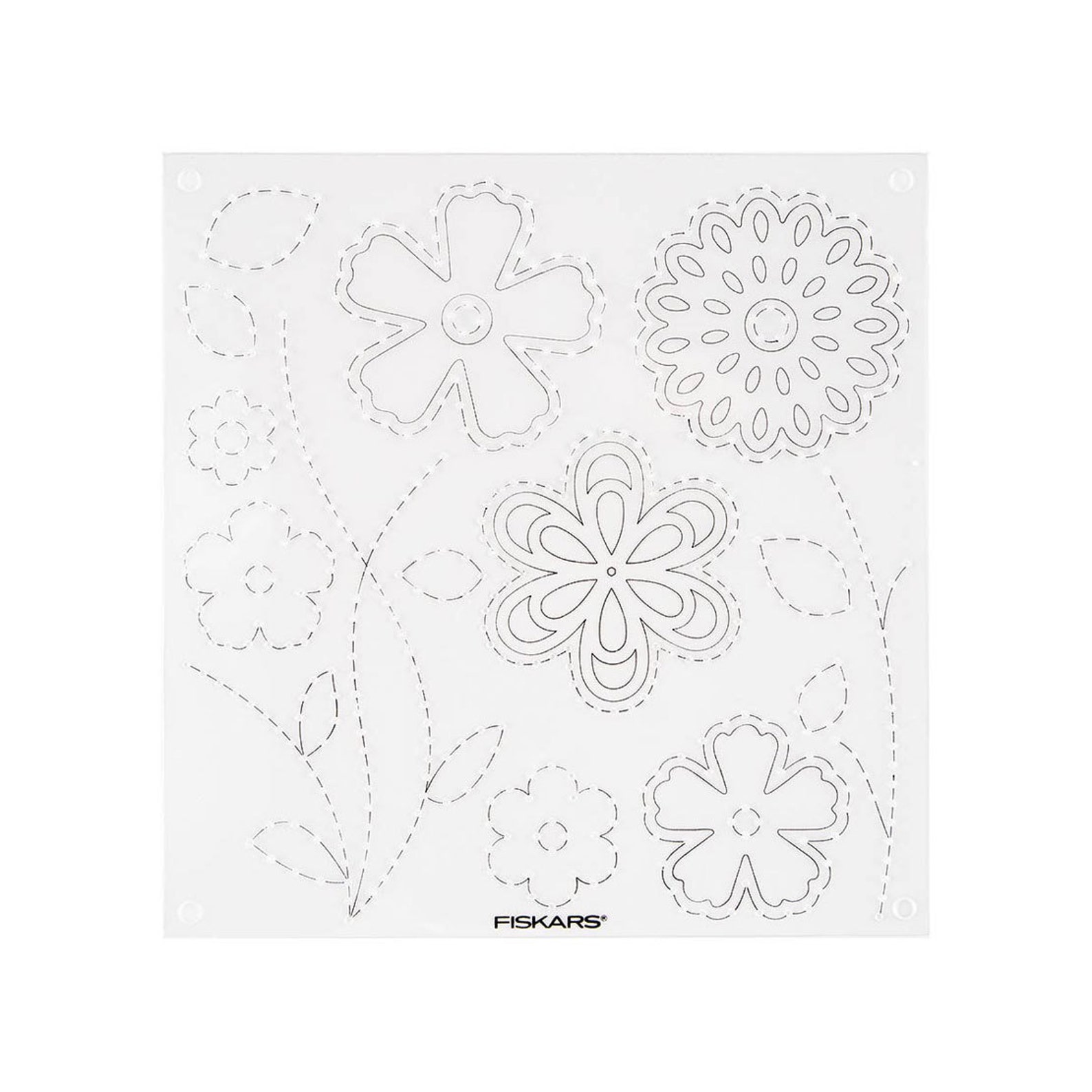 Fiskars 118890-1001 Flower Paper Piercing Stencil - Etsy