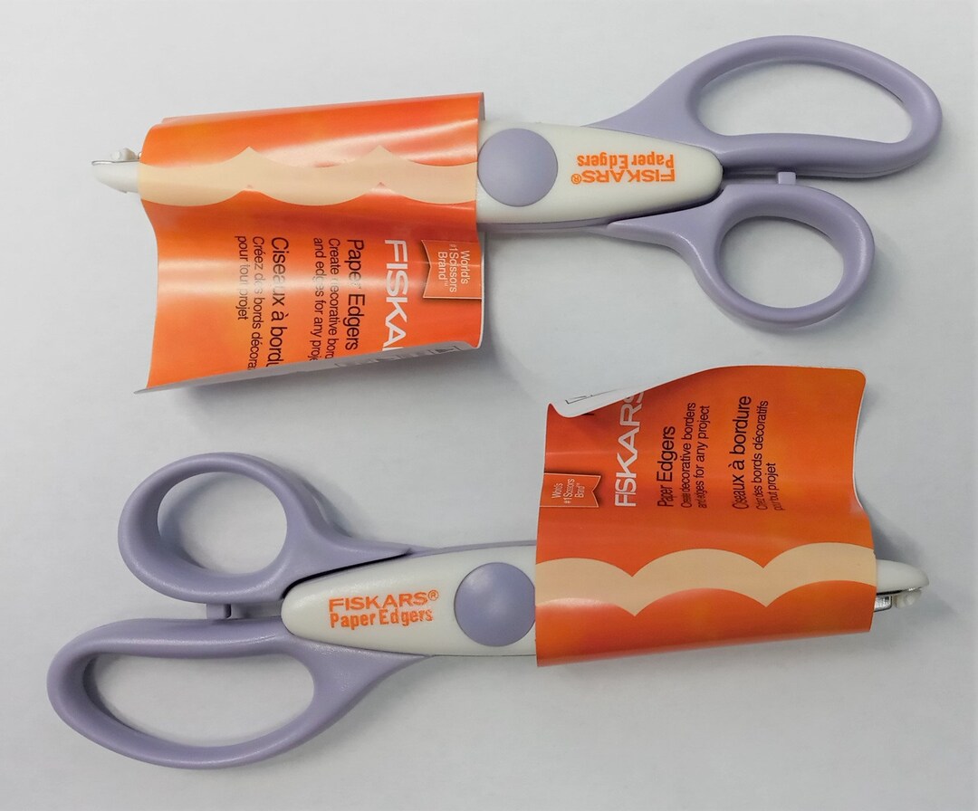 Fiskars 192140 Wavy Cloud Paper Edger Scissors 2pcs - Etsy