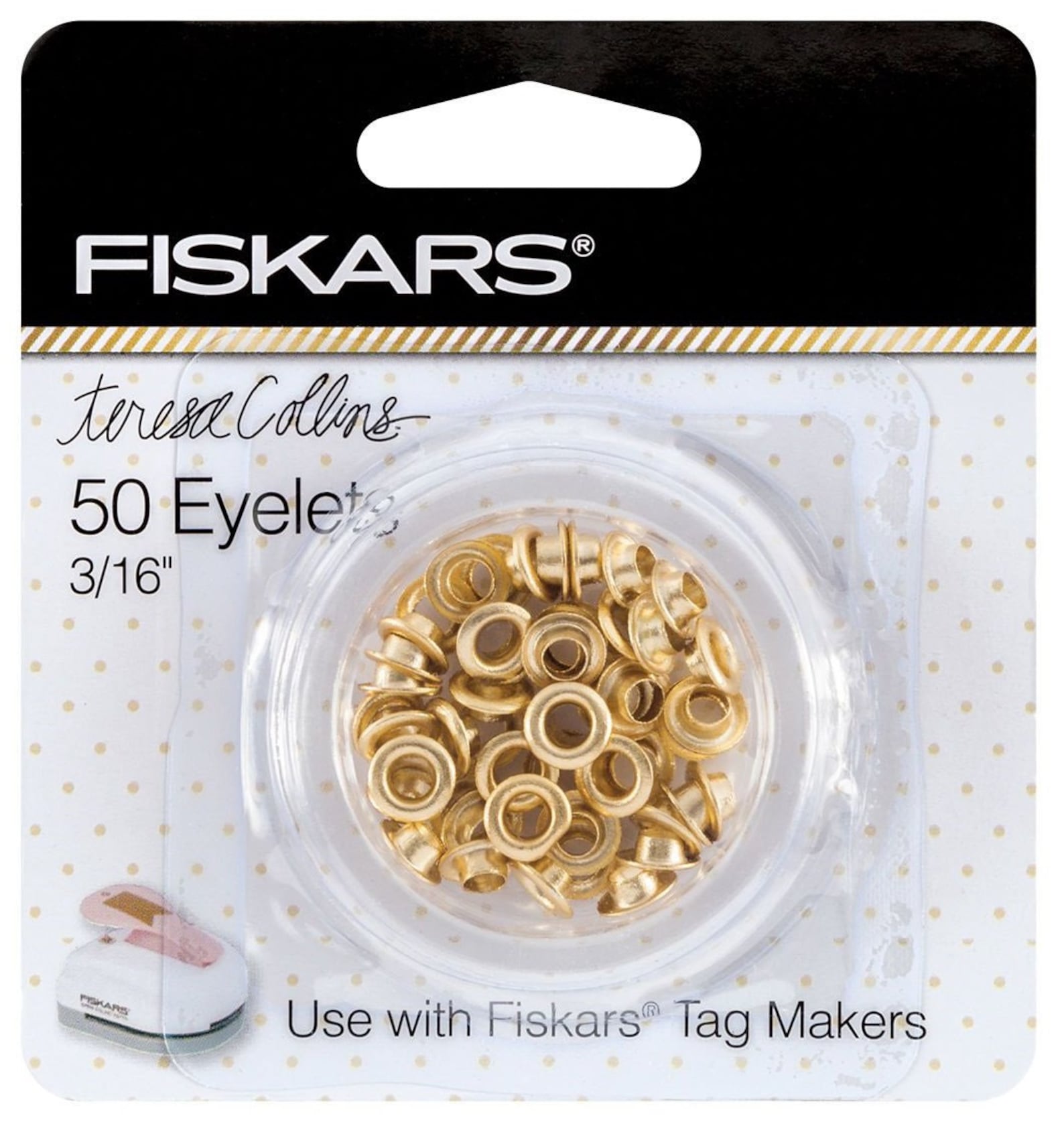 Fiskars 197700-1002 Tag Maker Eyelets 3/16" 2--packs of 50 - Etsy