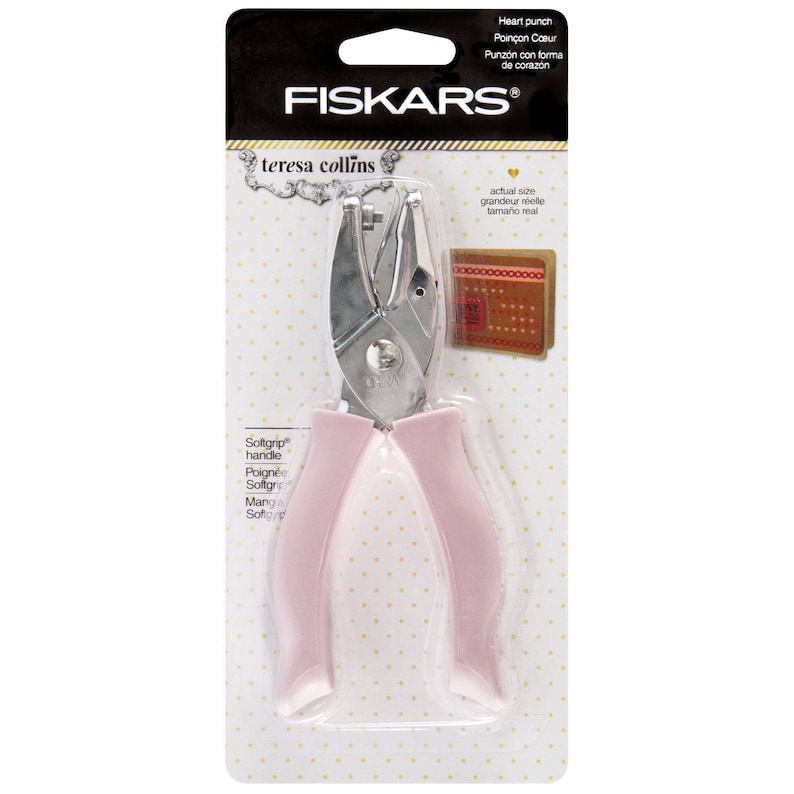 Fiskars 123740-1001 Teresa Collins Heart Hand Punch, Approx. 1/8" - Etsy