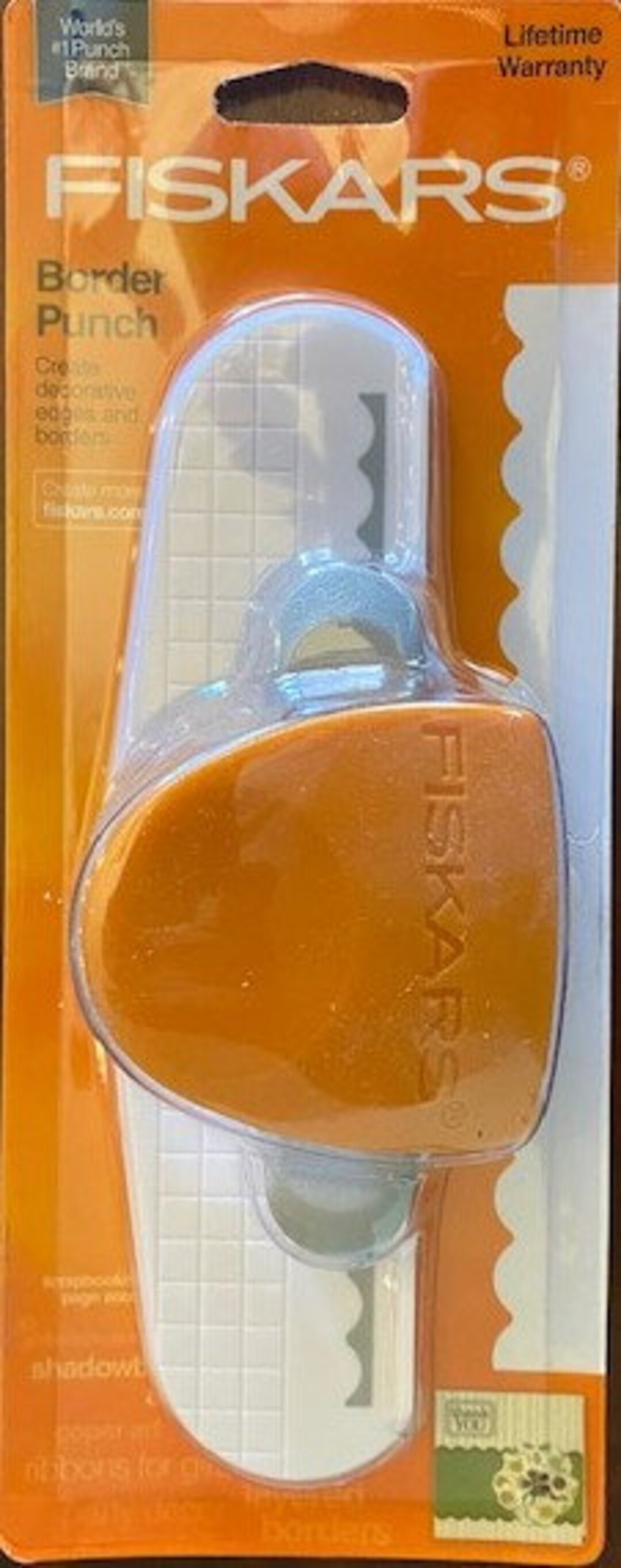 Fiskars 145960 Border Punch Scallop Sentiment - Etsy