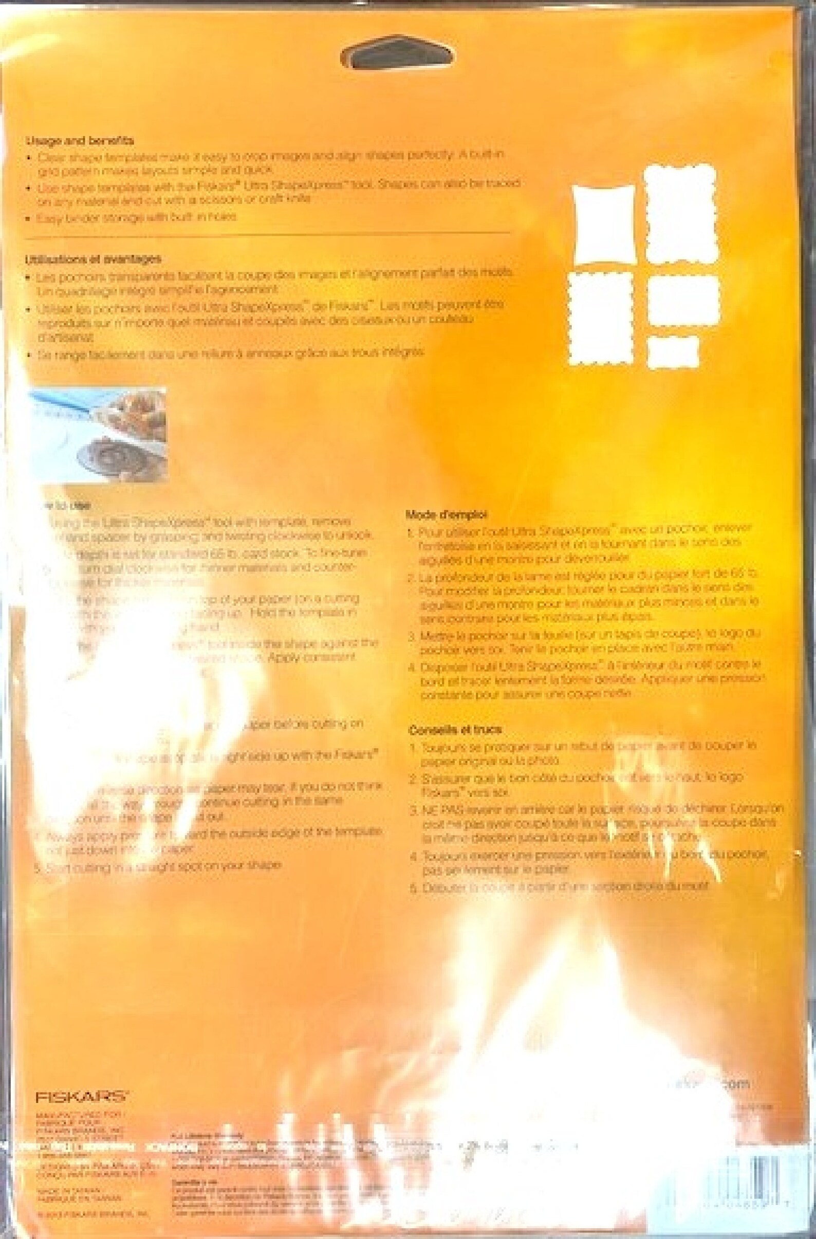 Fiskars 148590-1001 Shape Templates Frames Pack of 3 | Etsy