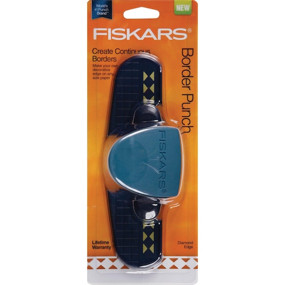 Fiskars 110420-1001 Border Punch Diamond Edge | Etsy UK