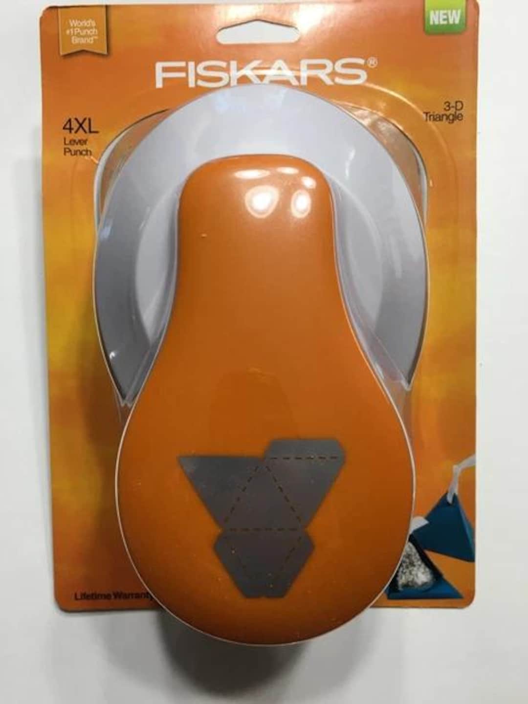 Fiskars 4XL Lever Punch 3-D Triangle Craft Scrapbook 117010 - Etsy