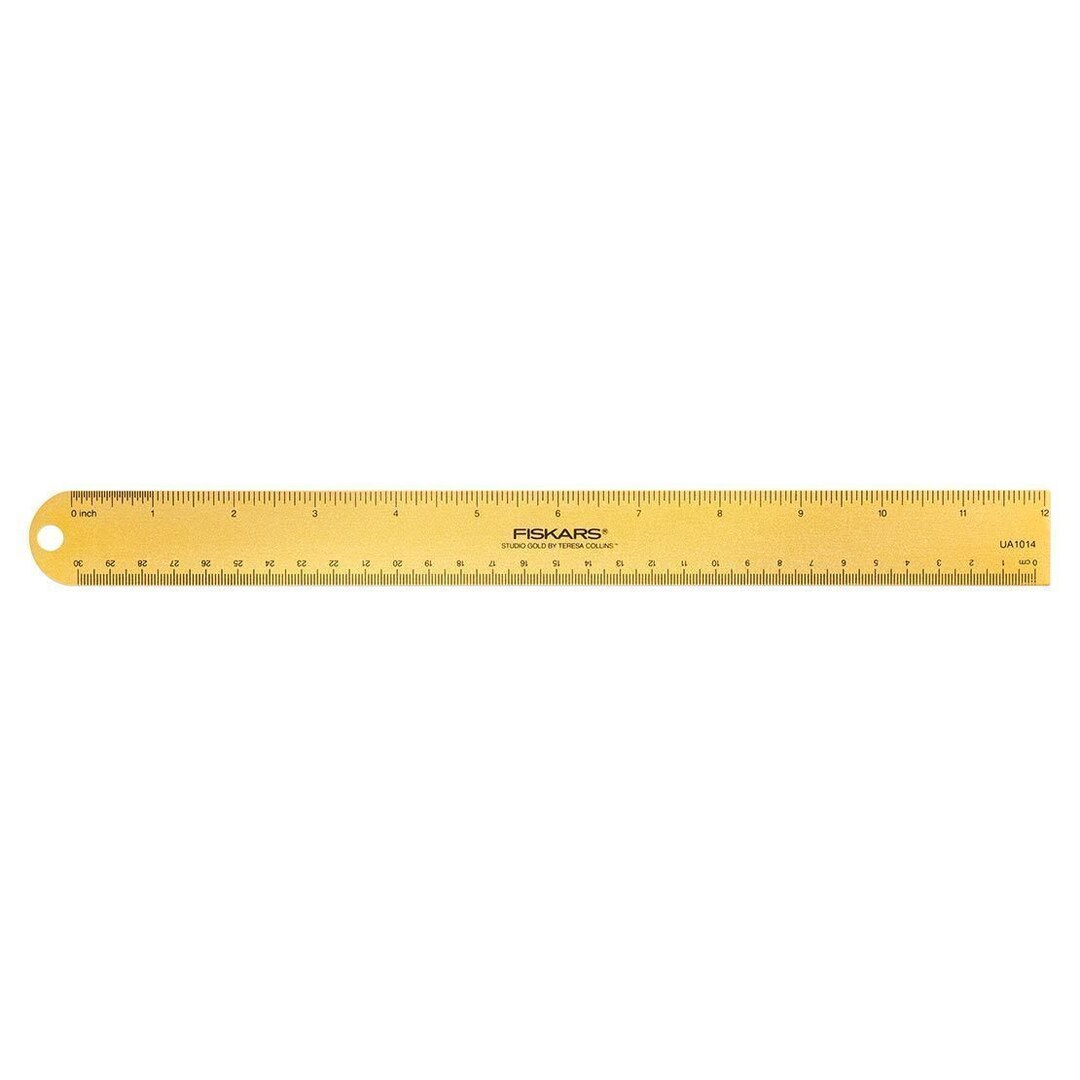 Fiskars 103990-1001 Teresa Collins Studio Gold Ruler (12") - Etsy