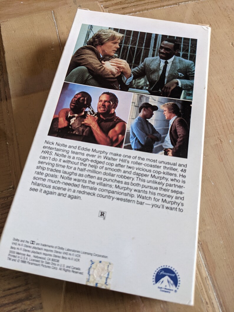 48 Hrs. (VHS) - 1982 - Paramount Home Video - Etsy