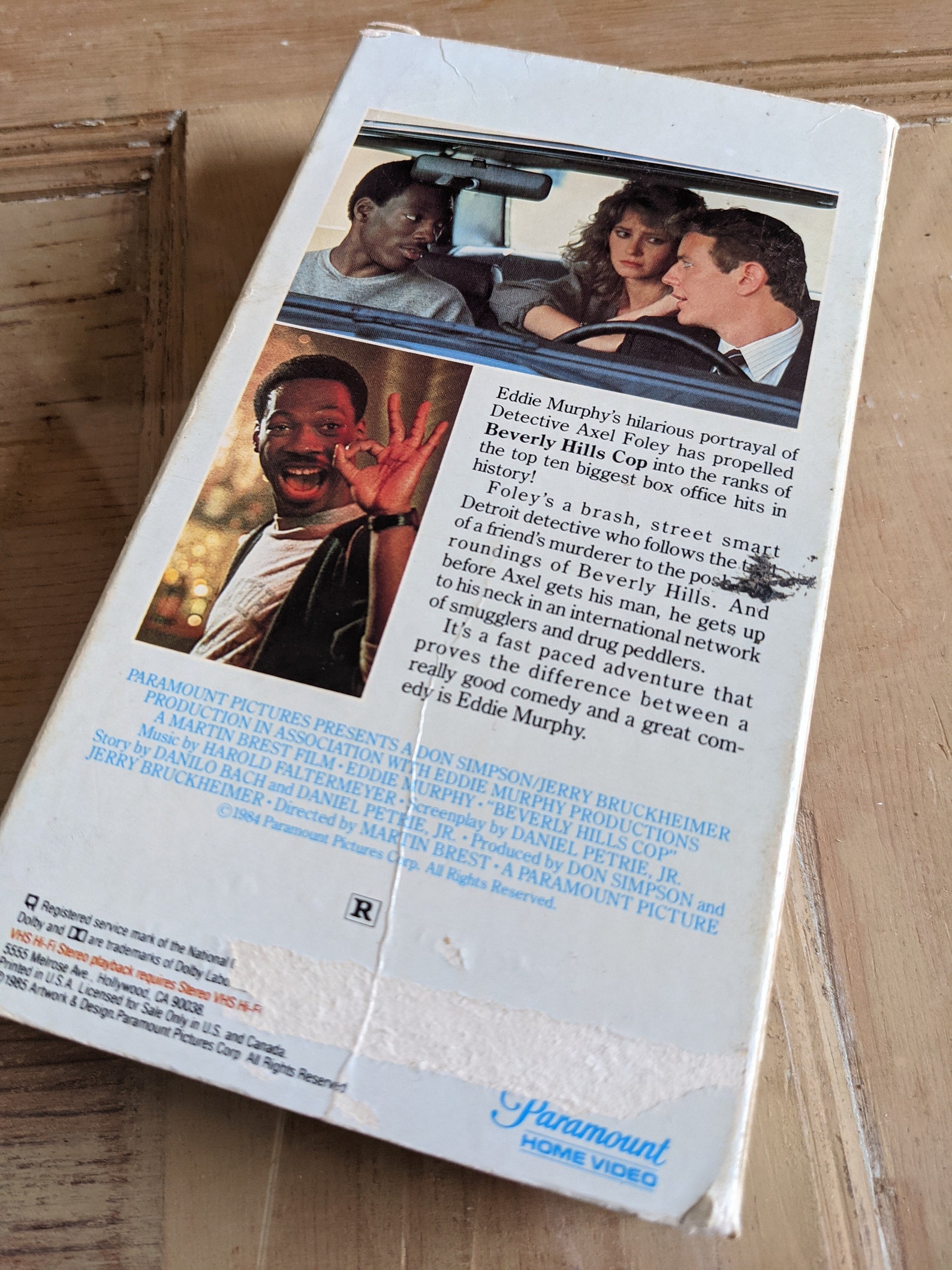 Beverly Hills Cop VHS 1984 Paramount Home Video - Etsy