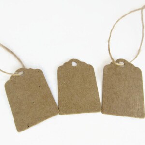 Small Gift Tags, Blank Tags, Kraft Paper, Mini Price Tags, Favor Tags ...