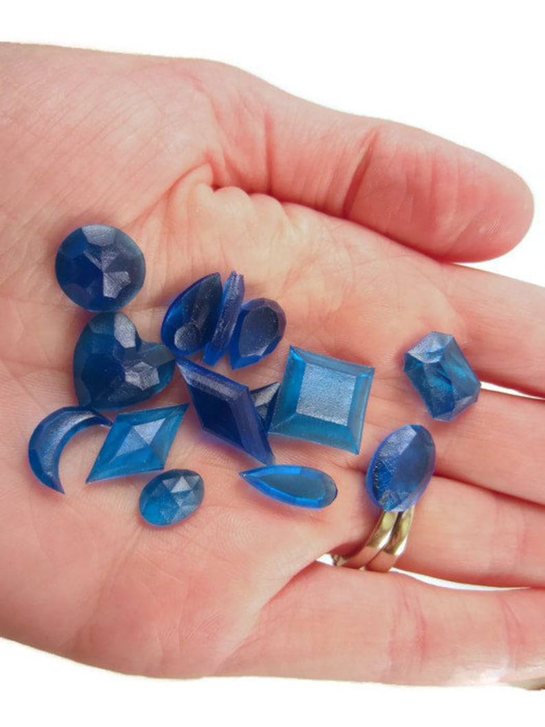 Forehead Gem Earring Gem Flat Back Jewel Raven Cosplay | Etsy