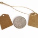 Small Gift Tags, Blank Tags, Kraft Paper, Mini Price Tags, Favor Tags ...