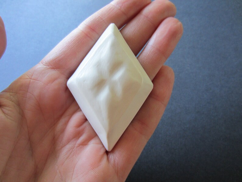 Large Faceted Rhombus Gem Flat Back Jewel Resin Diamond | Etsy