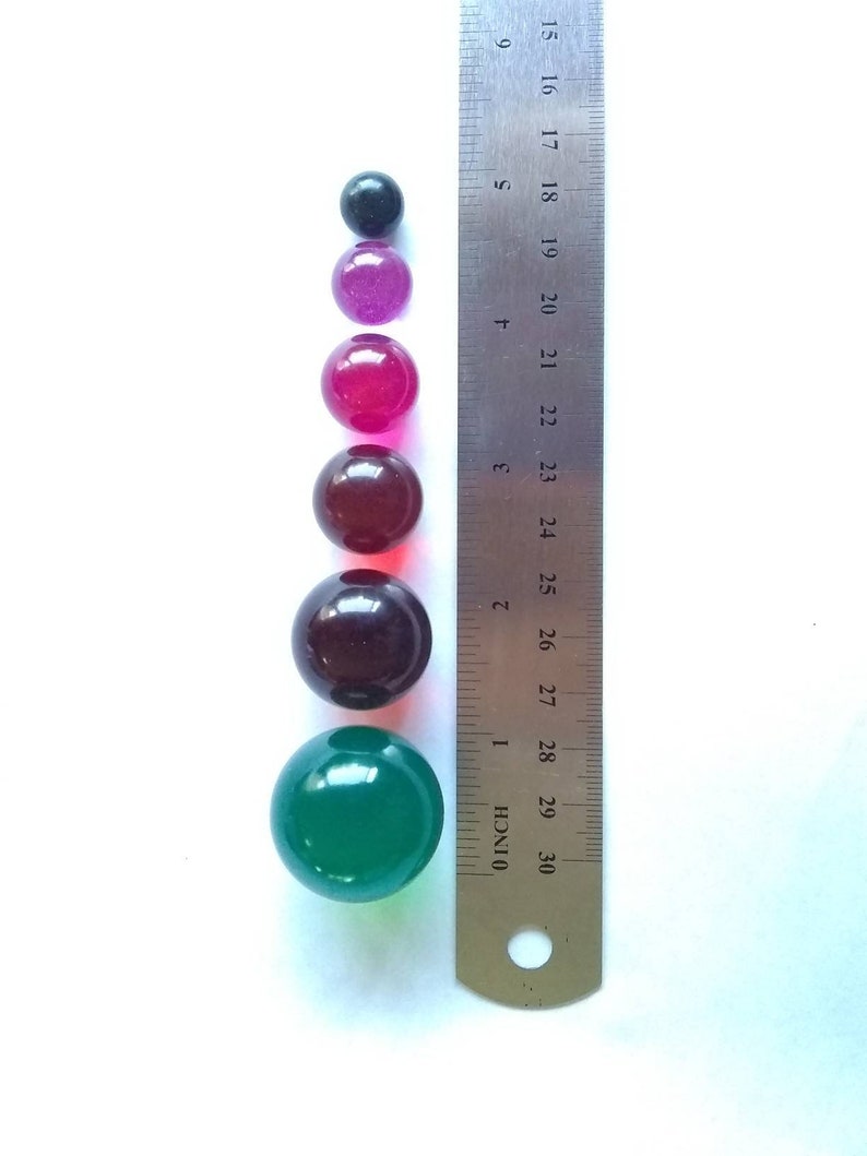 Resin Orb Sphere. Round Ball Gem With Flat Bottom for - Etsy